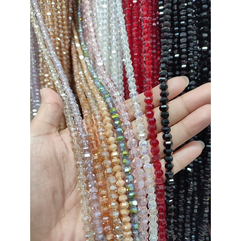 Jual Manik Crystal Ceko Belimbing Manik Manik DIY Kristal Payet Perenceng Payet Craft 8 MM ...