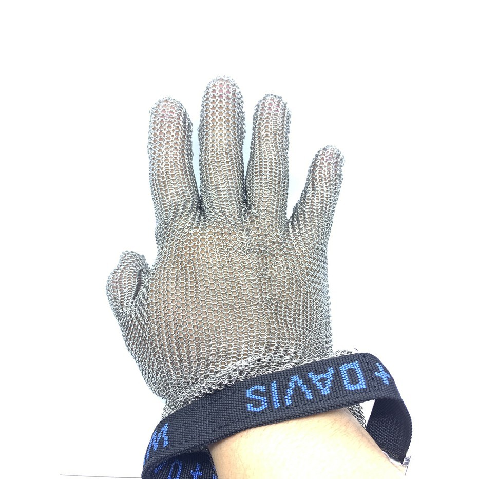 Jual Sarung Pelindung Tangan Baja 5 Jari Whiting Davis Steel Metal ...