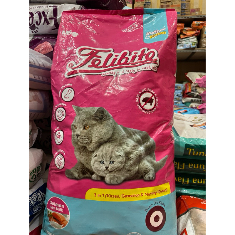 Jual FELIBITE Mother and Kitten Salmon with Milk Donat/Fish Freshpack ...