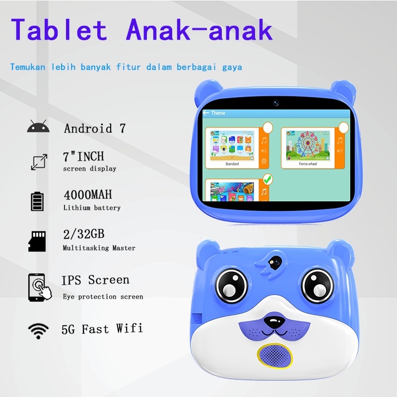 Jual Tablet Belajar Anak Android 7 Inci Tablet Belajar untuk Anak ...