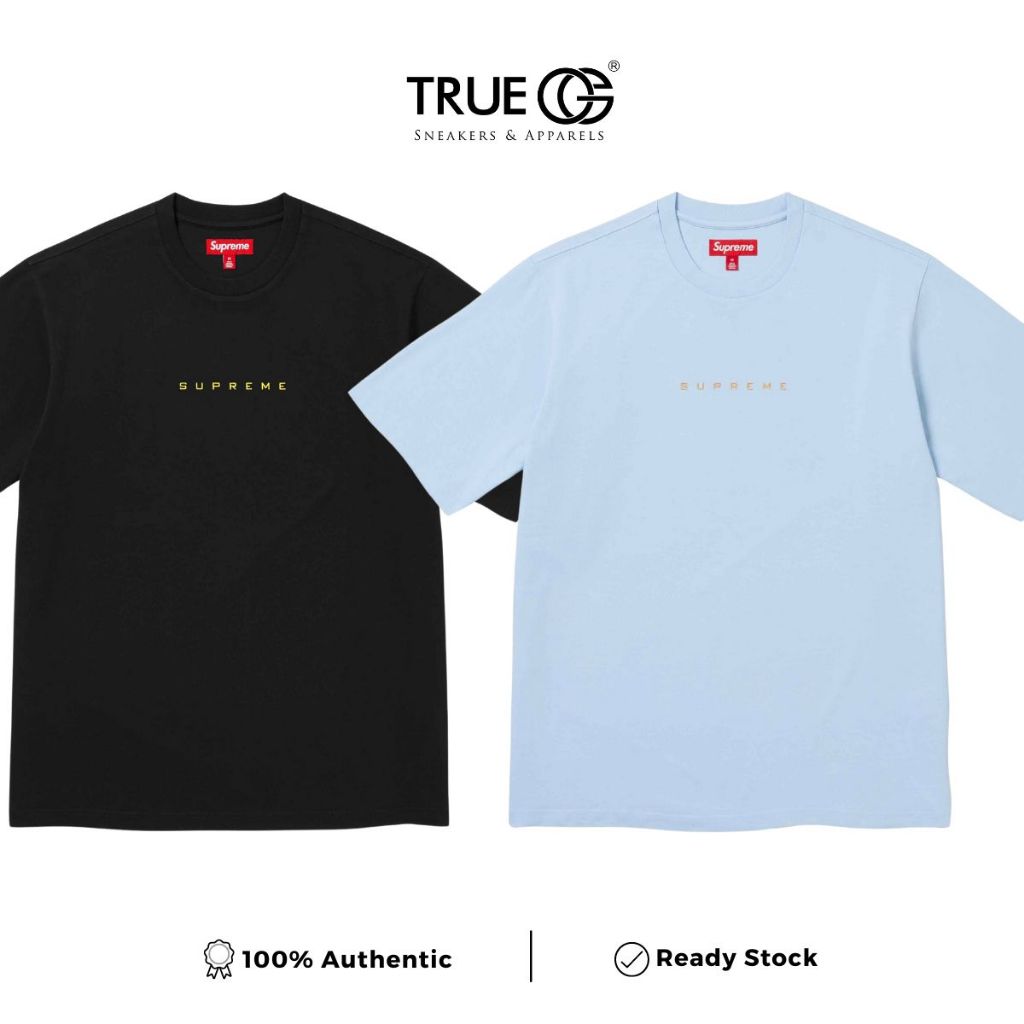 Jual Supreme University Logo S/S Top T-shirt Authentic | Shopee Indonesia