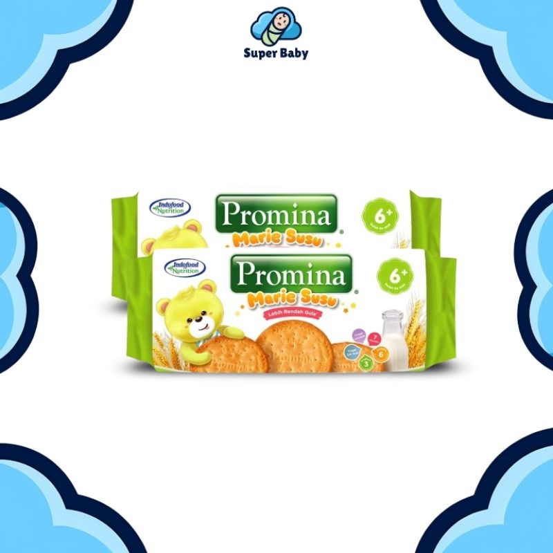 Jual BISKUIT BAYI PROMINA BABY BISCUIT MARIE SUSU ROLL 150gr USIA 6 ...