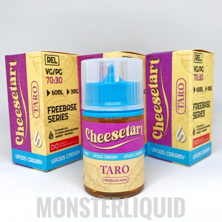 Jual UPODS CREAMY CHEESETART TARO BY UPODS ID 3MG 6MG 9MG 60ML | Shopee ...