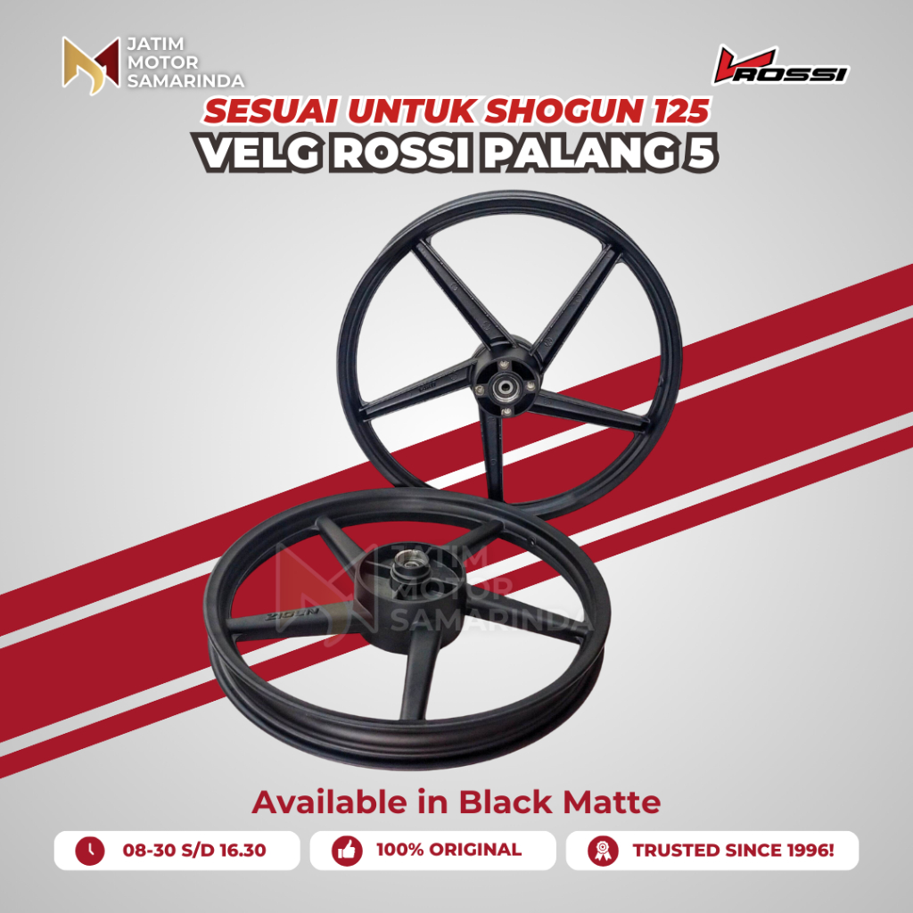 Jual V-Rossi Vrossi Velg Standar STD Palang 5 P5 Batang 5 Untuk Shogun 125 Tipe Zigen Macho Hawk ...