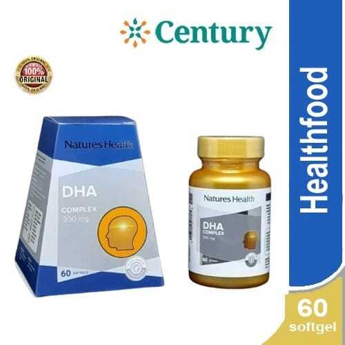Jual Nature's Health DHA Complex 500mg 60 Capsul/Daya Ingat/Konsentrasi ...
