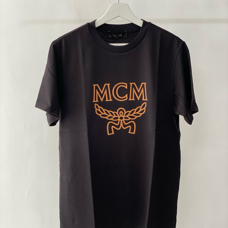 Jual mcm crew neck t-shirt black | Shopee Indonesia