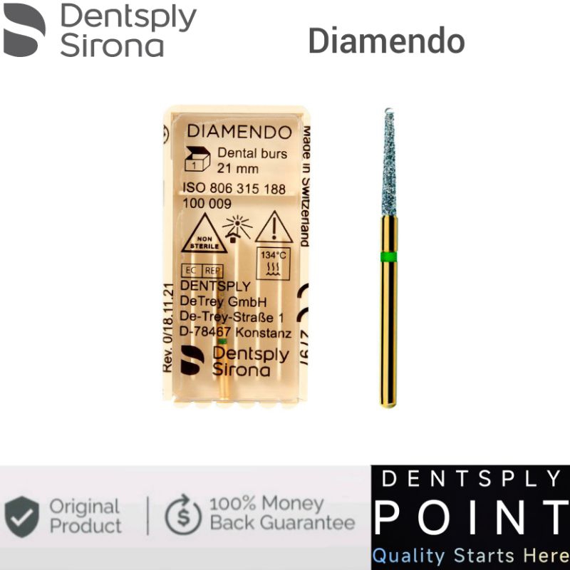 Jual ORIGINAL Dentsply Diamendo Endo Bur Safe End | Shopee Indonesia