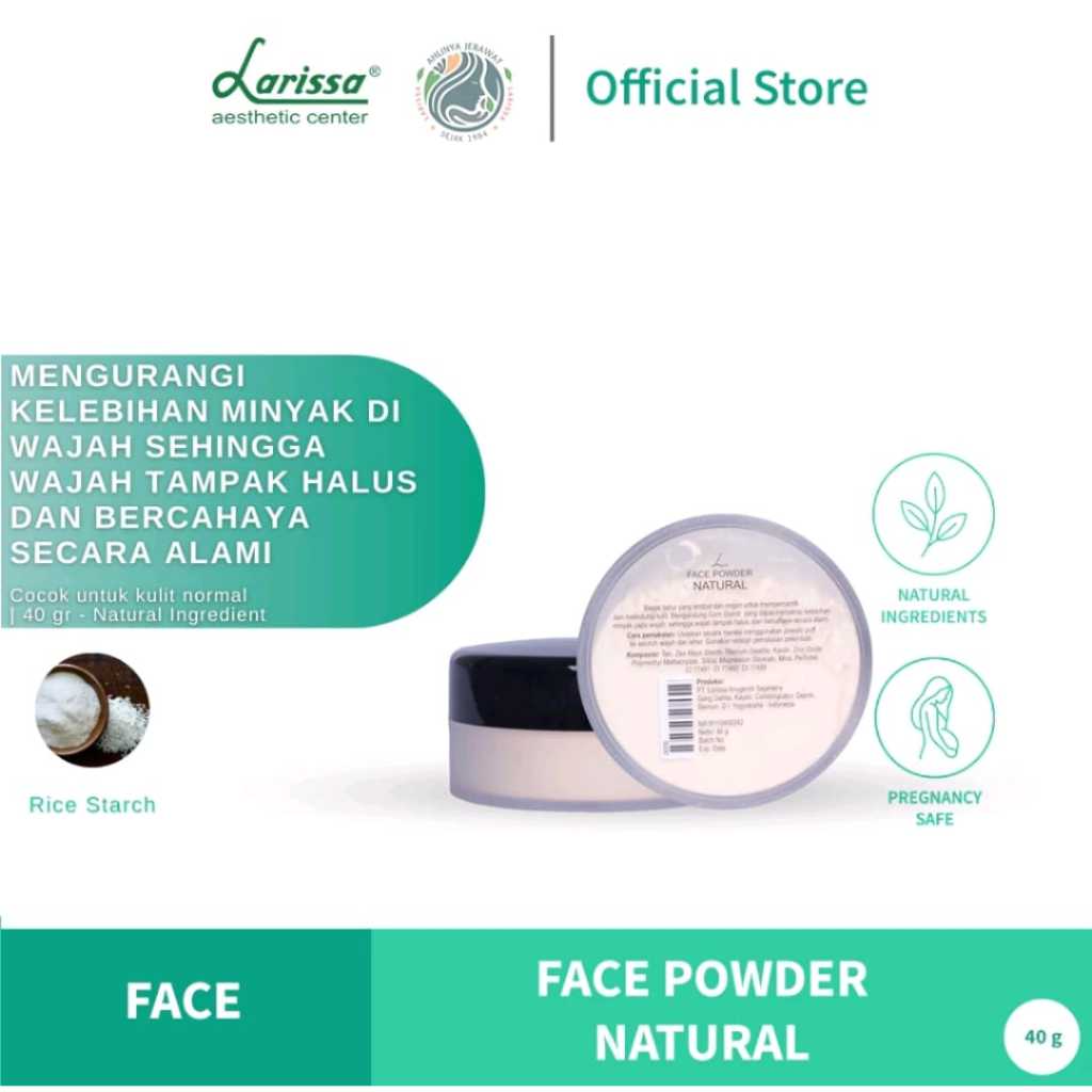 Jual Larissa Face Powder Natural (Normal Skin) | Shopee Indonesia