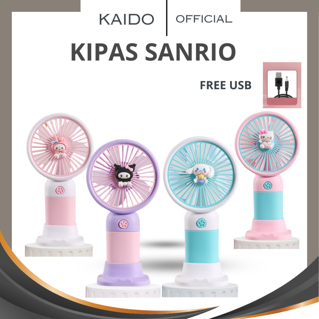 Jual Kipas Mini Sanrio USB Kipas Genggam Karakter Sanrio Kipas Angin ...