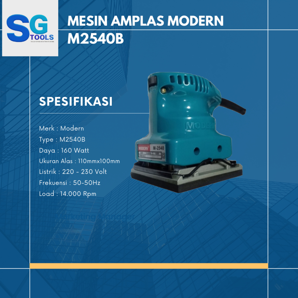 Jual Mesin Amplas Sander Modern M2540 | Shopee Indonesia