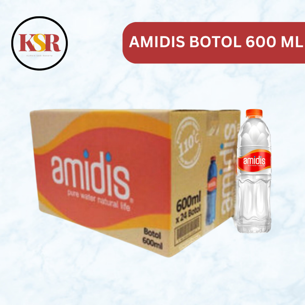 Jual [KSR] AMIDIS Botol 600ml Dus - 24 x 600ML [ Khusus Bandung ...