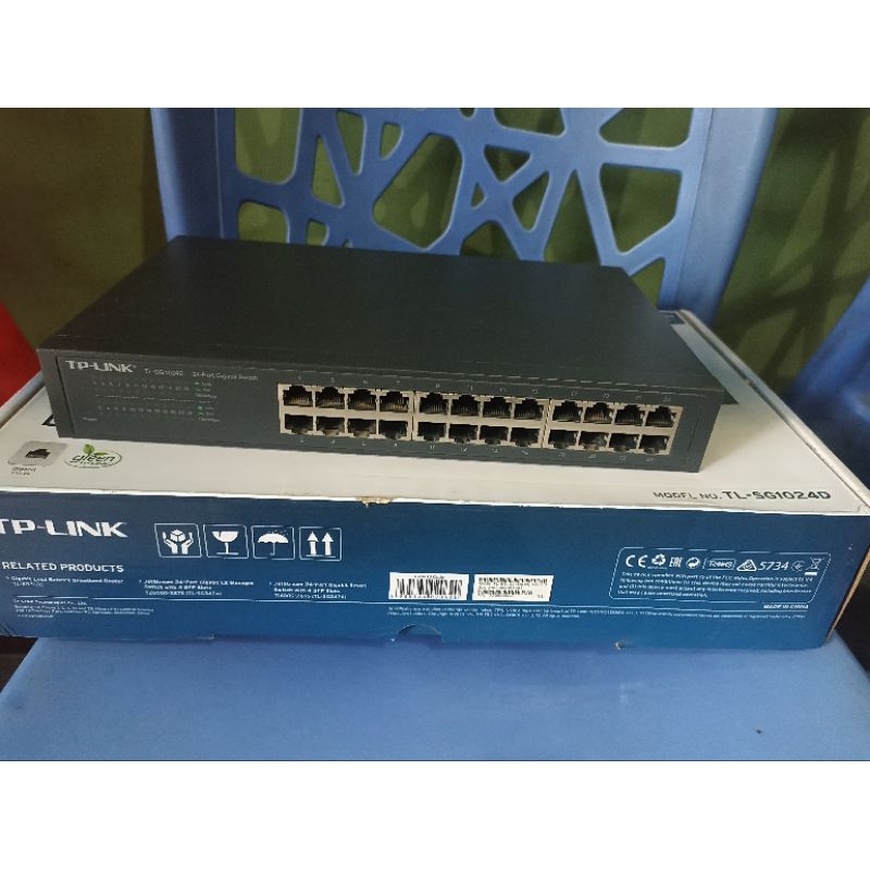 Jual Switch Hub TPLink 24 Port TL-SG1024D Gigabit Desktop/Rackmount ...