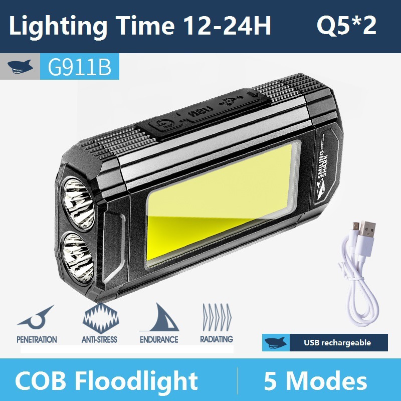 Jual Senter Smiling shark G911A Smilingshark G 911 A COB Worklight ...