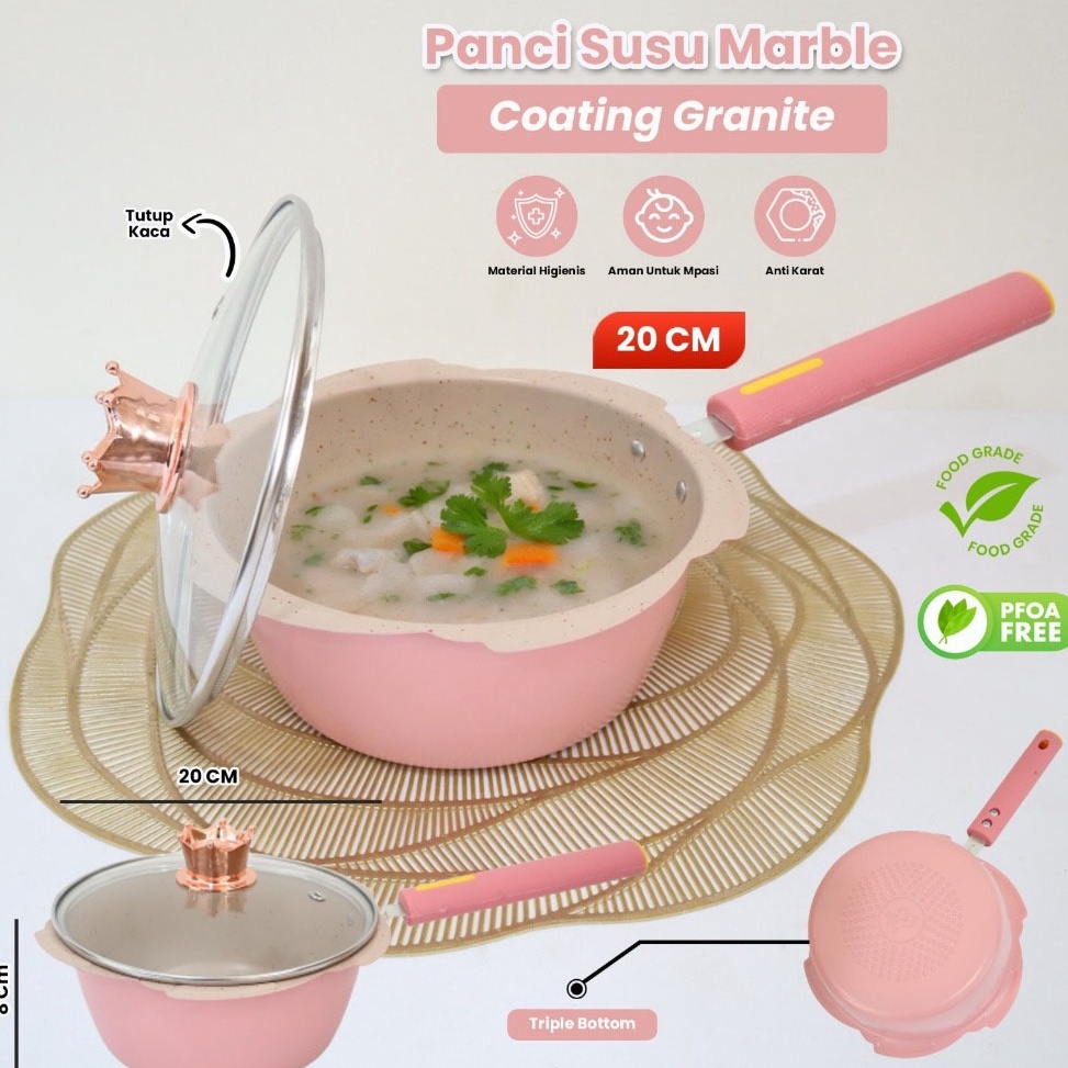 Jual Bagus Banget GSM Panci Flower Sakura Set Panci dan Tutup Kaca ...