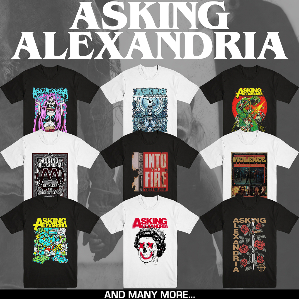 Jual ASKING ALEXANDRIA | T-SHIRT BAND | METALCORE | MERCHANDISE ...
