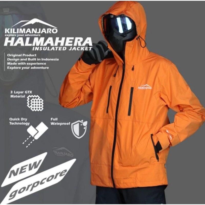 Jual Jaket Gopcore Kilimanjaro Halmahera 3 Layer Waterproof - Rain ...
