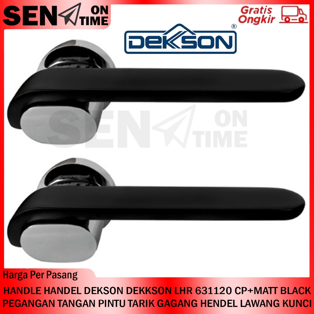 Jual DEKKSON LHR 631120 CP+MATT BLACK HANDLE HANDEL DEKSON PEGANGAN ...