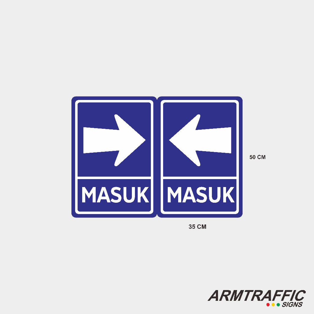 Jual RAMBU RAMBU / SIGN MASUK 35 X 50 CM | Shopee Indonesia