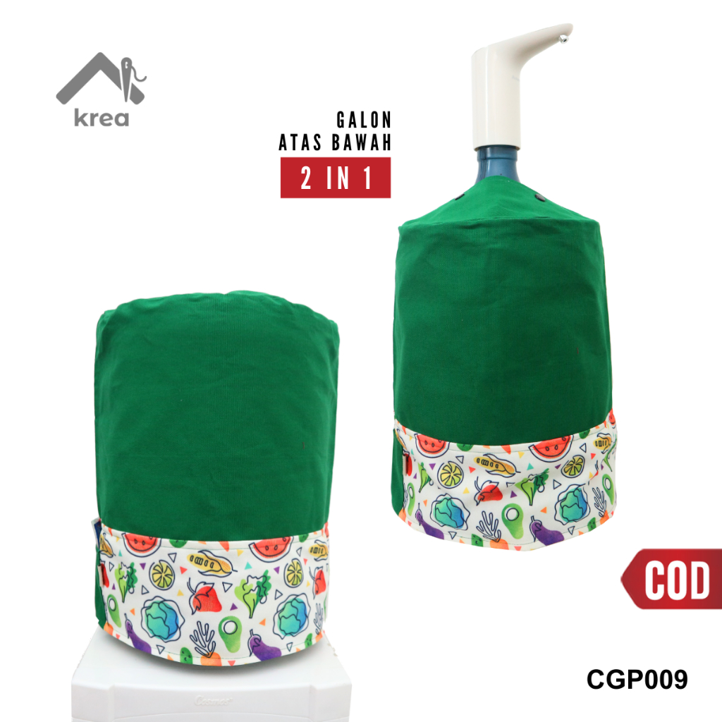 Jual Cover Galon Warna Hijau 2 in 1 Galon Atas Bawah CGP009 | Shopee ...