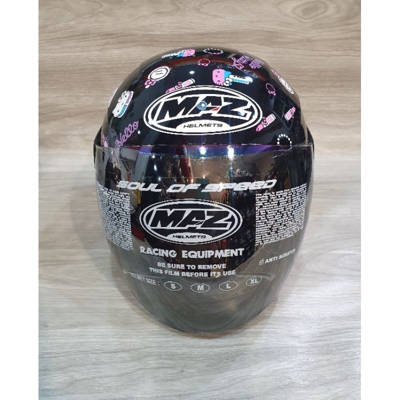 Jual HELM MAZ SONIC HELLO KITTY#2 | Shopee Indonesia