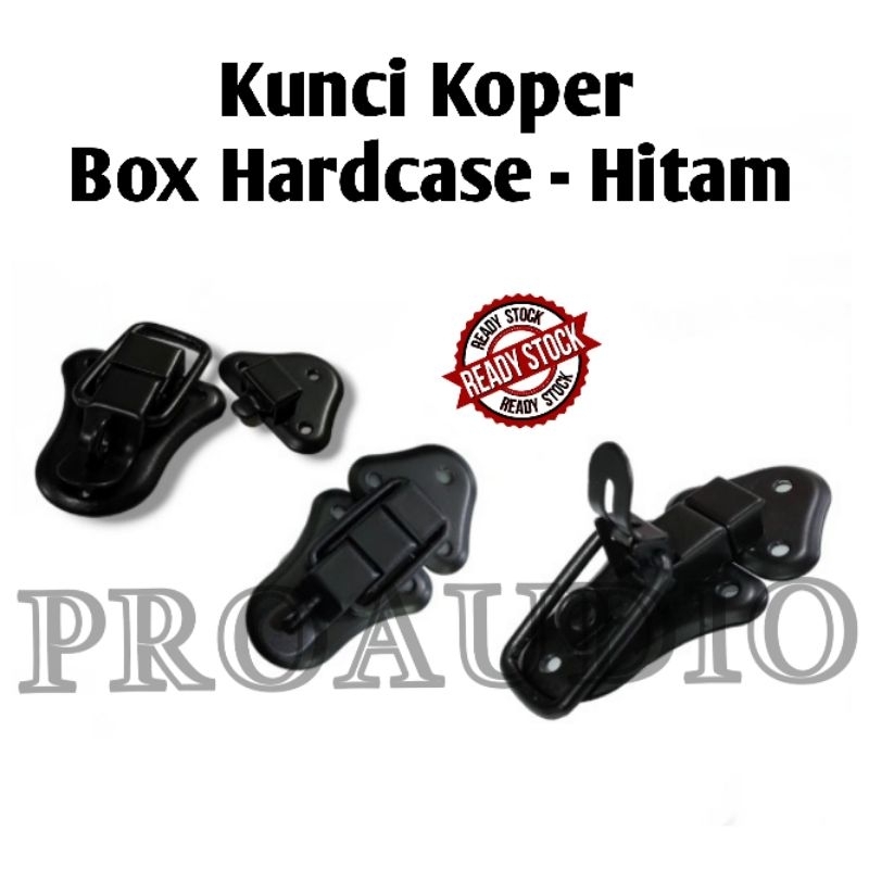 Jual KUNCI KOPER HARDCASE BESI HARD CASE HITAM PENGAIT BOX KOPER ...