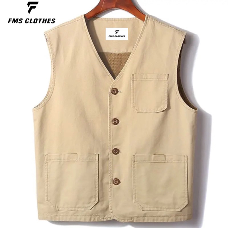 Jual SKENA VEST RESTORAN/VEST LAPANGAN FMS/ROMPI KERJA/ROMPI PRIA DAN ...