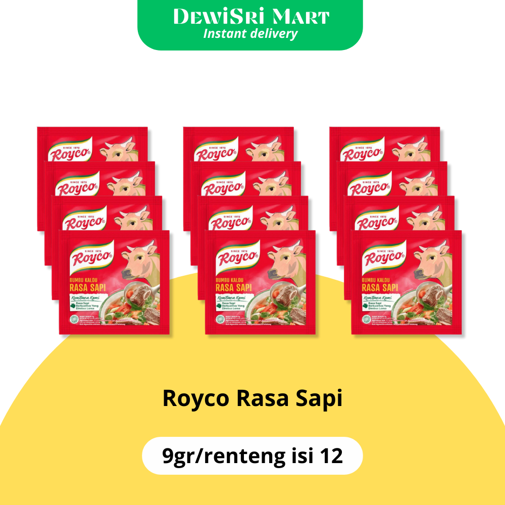 Jual Royco Sapi Sachet Perenteng isi 12 - Dewi Sri Mart | Shopee Indonesia