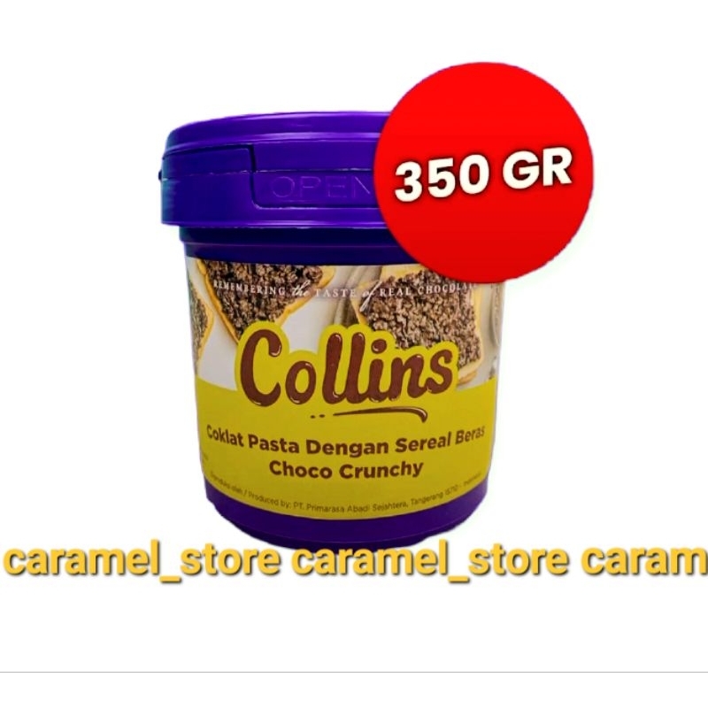 Jual Selai Collins Choco Crunchy 350 gram Exp 2026 | Shopee Indonesia