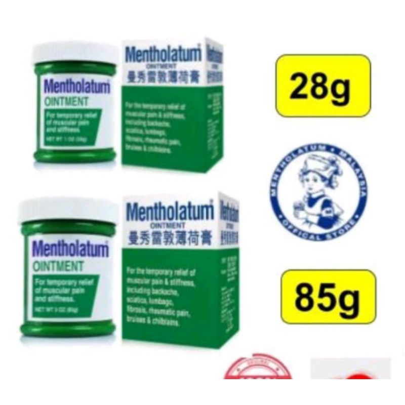 Jual Mentholatum Ointment 28gr / 85gr | Shopee Indonesia
