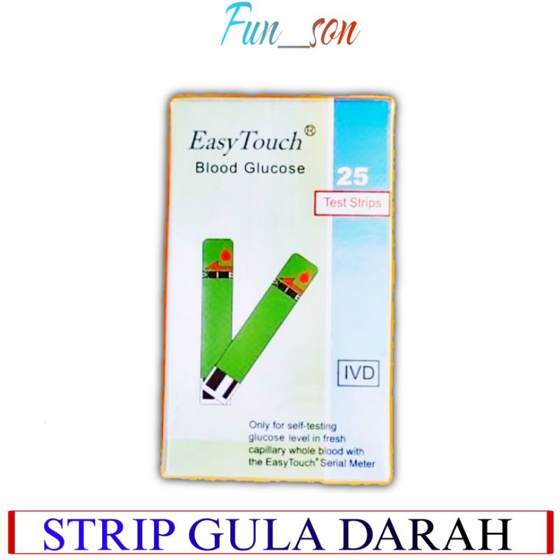 Jual Strip Cek Gula Darah/Strip Gula dara Easy Touch | Shopee Indonesia