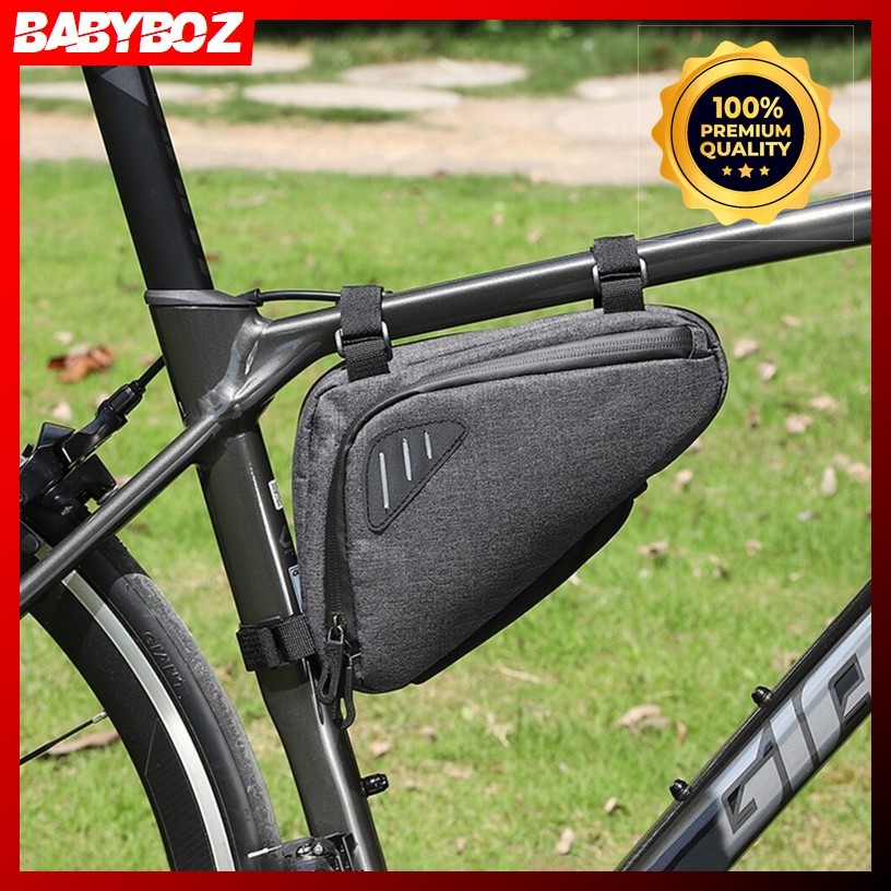 Jual BABYBOZ - Tas Sepeda Serbaguna Triangle Frame Bag Pouch - ROS126 ...