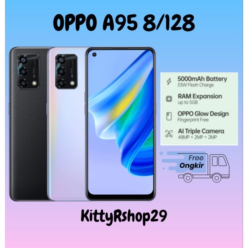 Jual OPPO A95 ram 8/128gb GARANSI 1 TAHUN | Shopee Indonesia