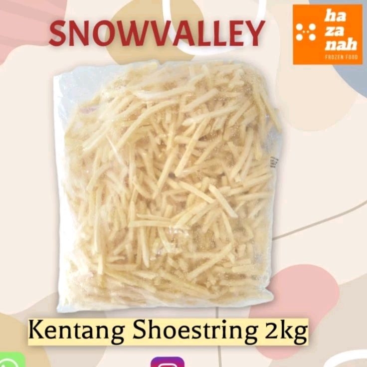 Jual Snowvalley Shoestring 2kg [kentang goreng frozen] | Shopee Indonesia