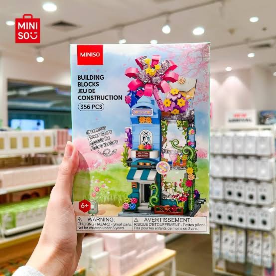 Jual Miniso Toy Pop-up Store Building Blocks Miniso Mainan Puzzle ...