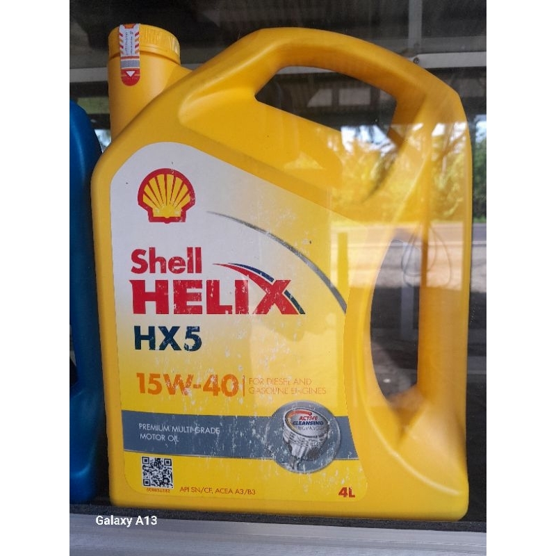 Jual shell HELIX HX5 15w-40 4 liter | Shopee Indonesia