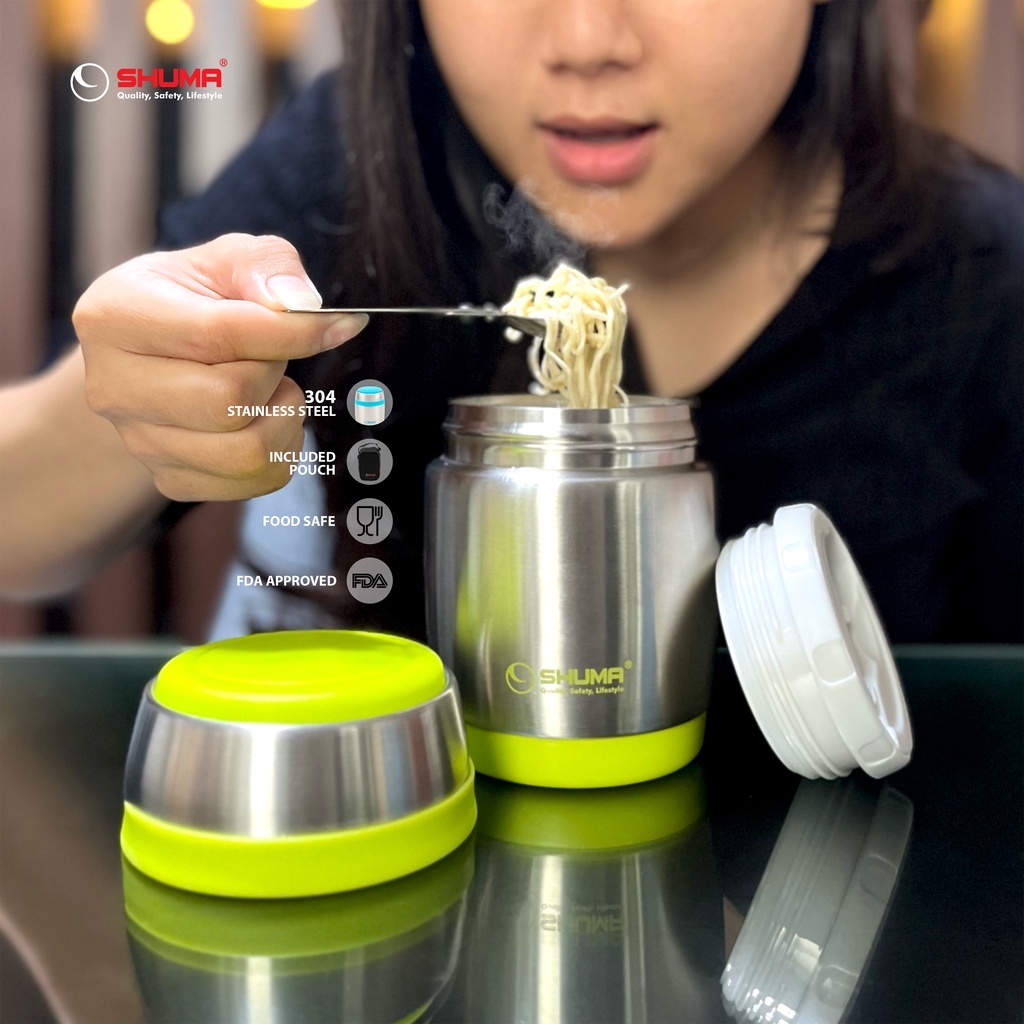 Jual SHUMA VACUUM FOOD JAR FREE SARUNG DAN SENDOK 380 ML/ 480 ML/ 580 ML | Shopee Indonesia