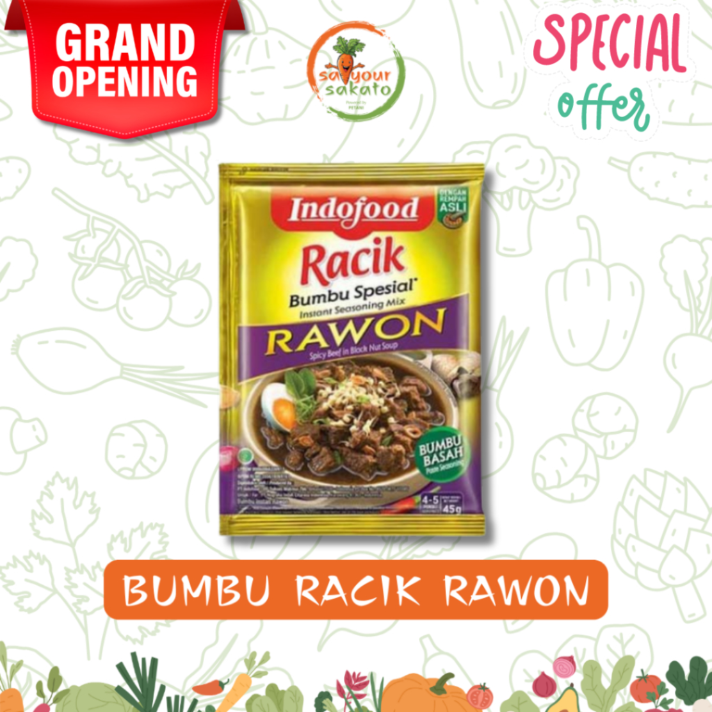 Jual Bumbu Racik Instant Rawon 1 Sachet Saiyour Sakato | Shopee Indonesia