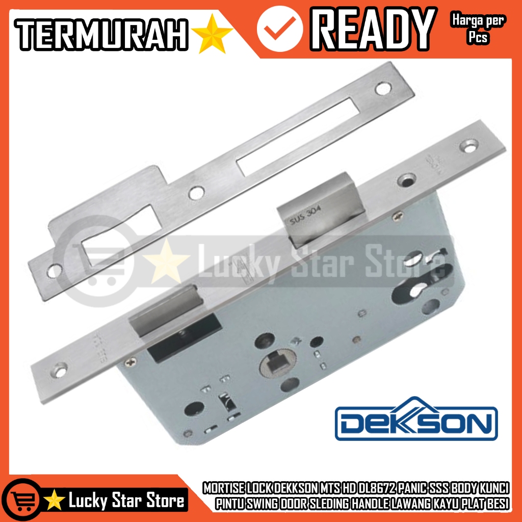 Jual MORTISE LOCK DEKKSON MTS HD DL8672 PANIC SSS BODY KUNCI PINTU ...