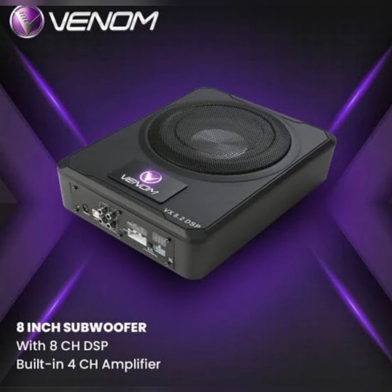 Jual subwoofer aktif kolong jok venom VX 8.2 dsp amplifier | Shopee Indonesia