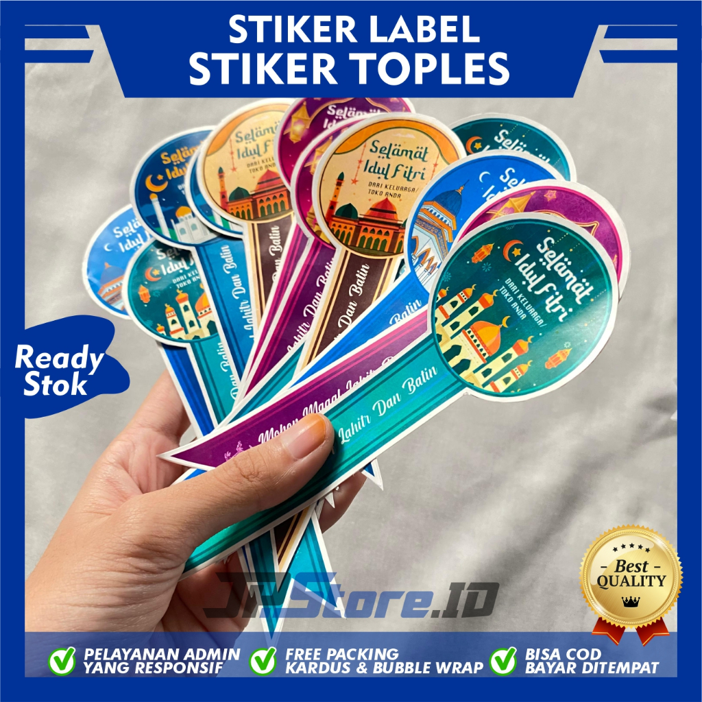 Jual Stiker Toples Lebaran / Stiker Label Lebaran | Shopee Indonesia