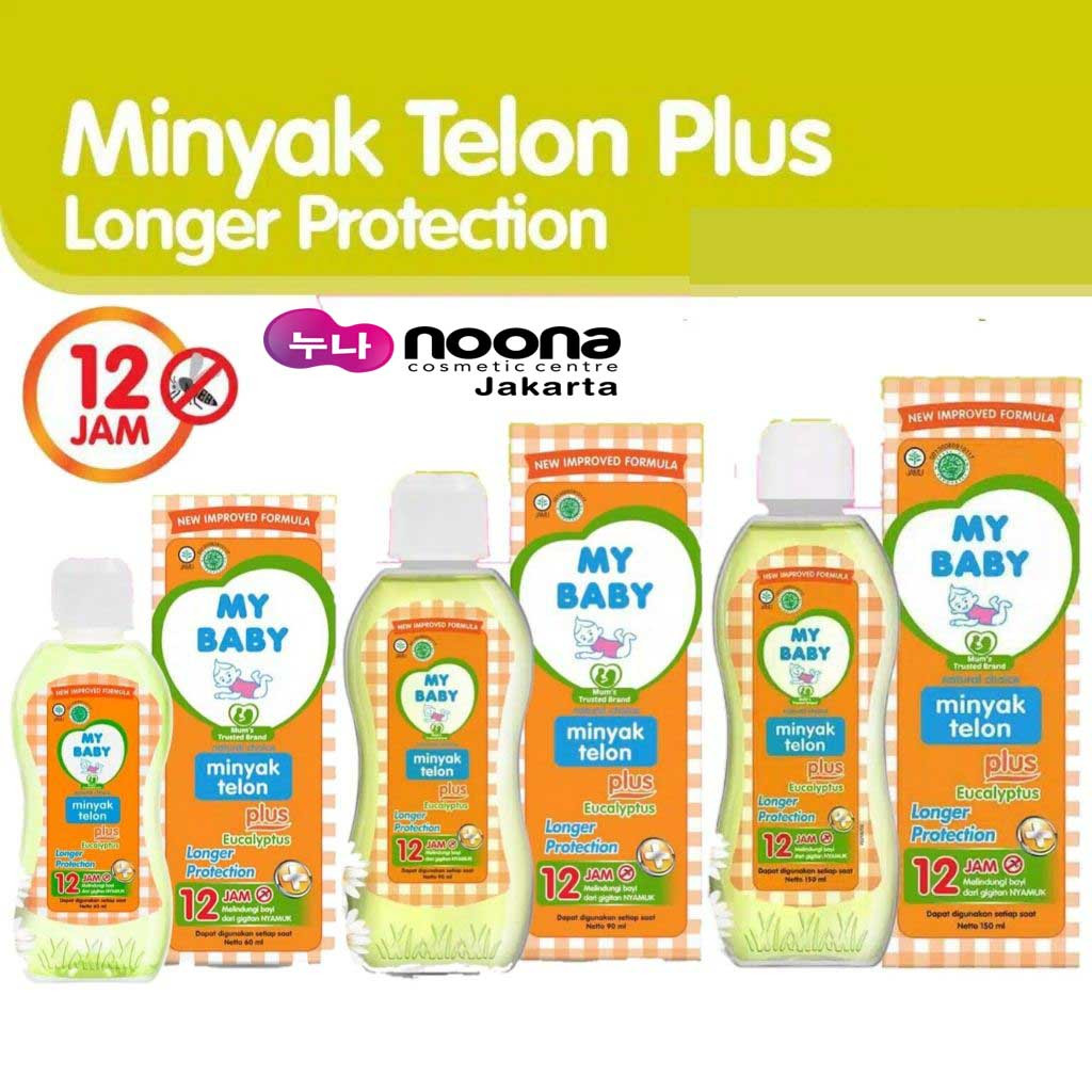 Jual MY BABY MINYAK TELON PLUS EUCALYPTUS LONGER PROTECTION 60 ML/ 90 ...