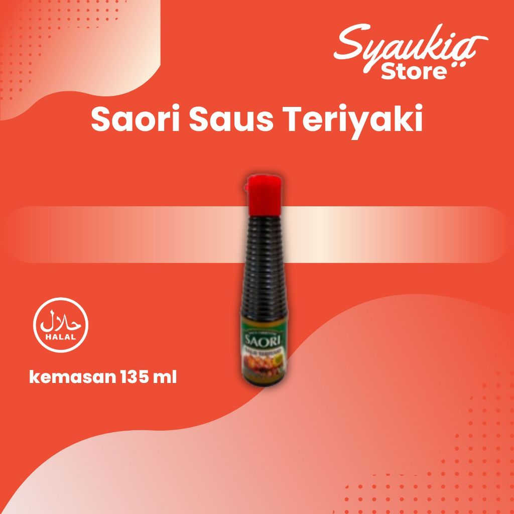 Jual Saori Saus Teriyaki 135ml Botol Plastik Sauce khas Jepang Syaukia ...