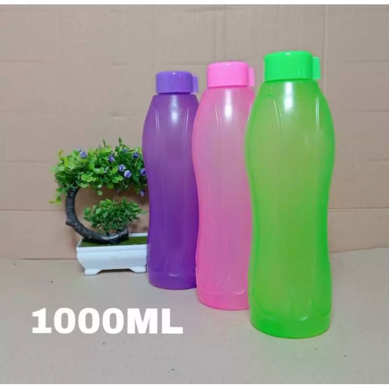 Jual Botol Minum 1000ml, Botol Air mineral 1Liter, Botol Murah | Shopee ...