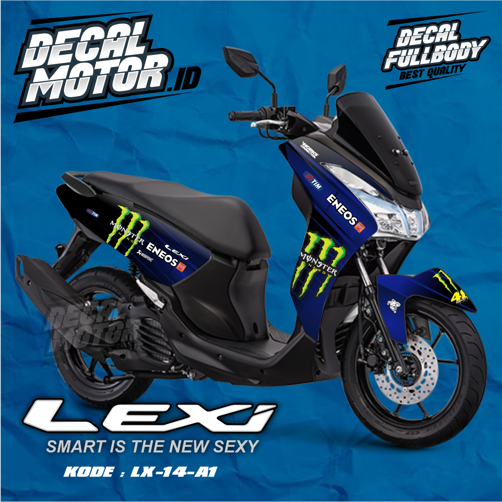 Jual Decal Lexi Fullbody Motor Desain Racing Motif Custom - Kode LX ...