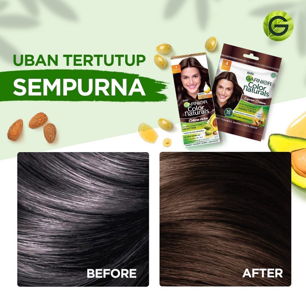 Jual GARNIER Hair Color Naturals Ultra Color 20gr + 20mL SACHET ...