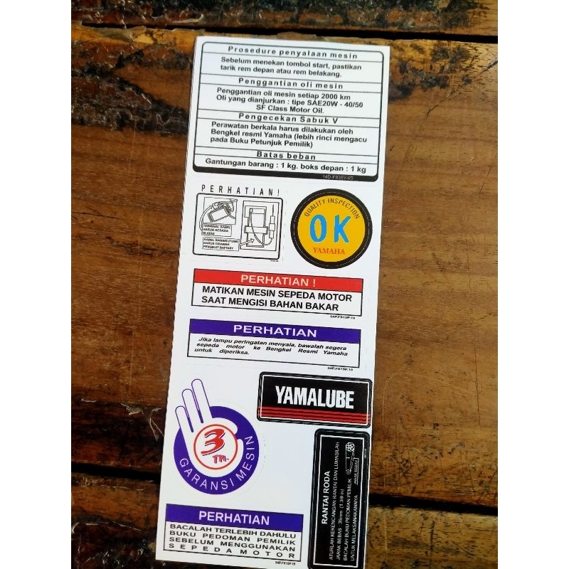 Jual sticker perhatian ok 3 tahun | Shopee Indonesia