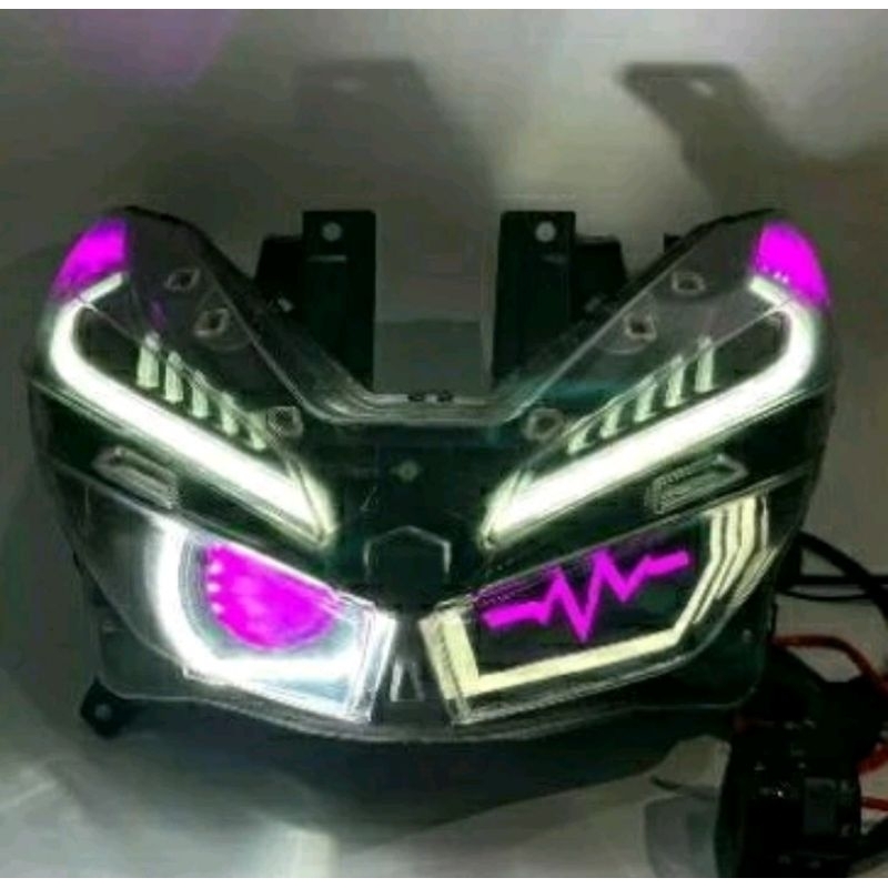 Jual paket PNP biled picek headlamp ori Vario 125/150 LED new | Shopee ...