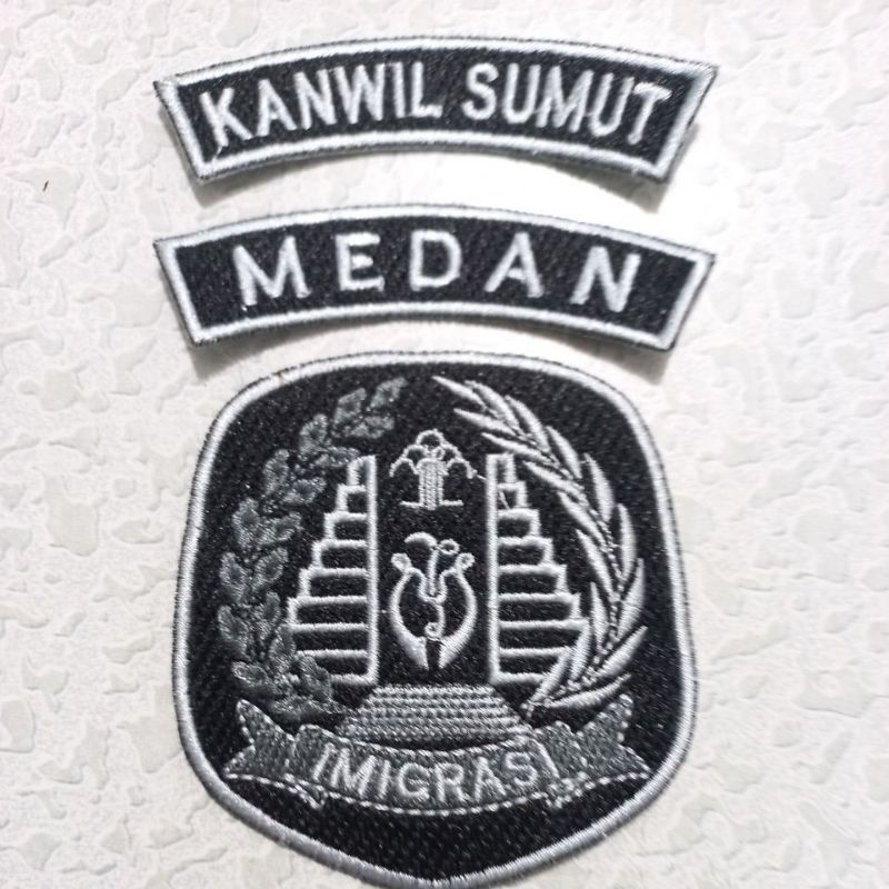 Jual SIMBOL LOGO IMIGRASI MEDAN KANWIL SUMUT FULL BORDIR | Shopee Indonesia