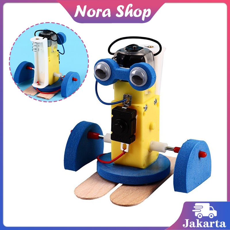 Jual Mainan Rakitan Robot DIY Robot Yang Bisa Jalan Sendiri Robot ...
