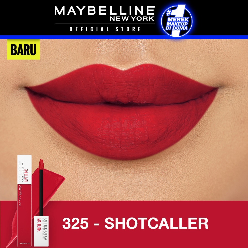 Jual MAYBELLINE OFFICIAL Superstay Matte Ink Liquid Long Lasting Waterproof Matte Lipstick ...